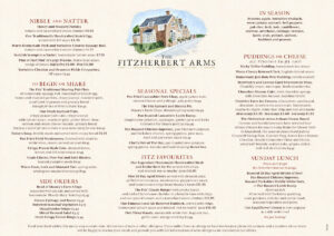 Main Menu | The Fitzherbert Arms