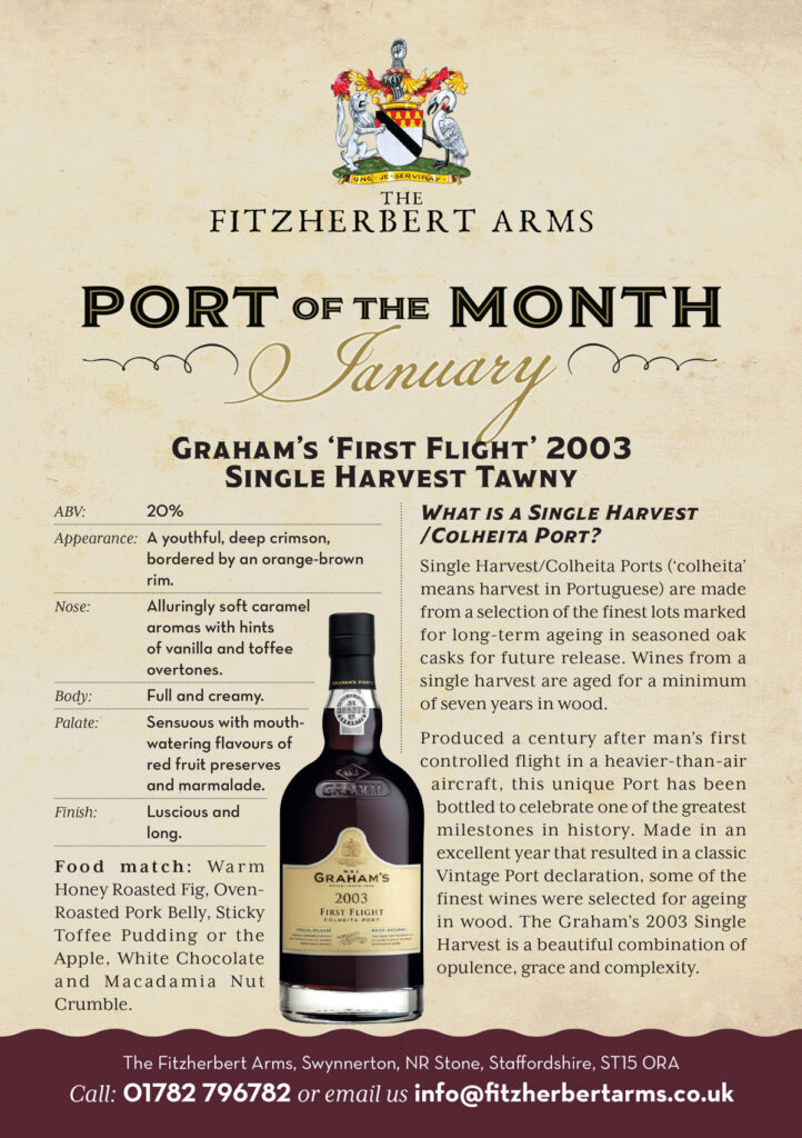 Port of the Month | The Fitzherbert Arms